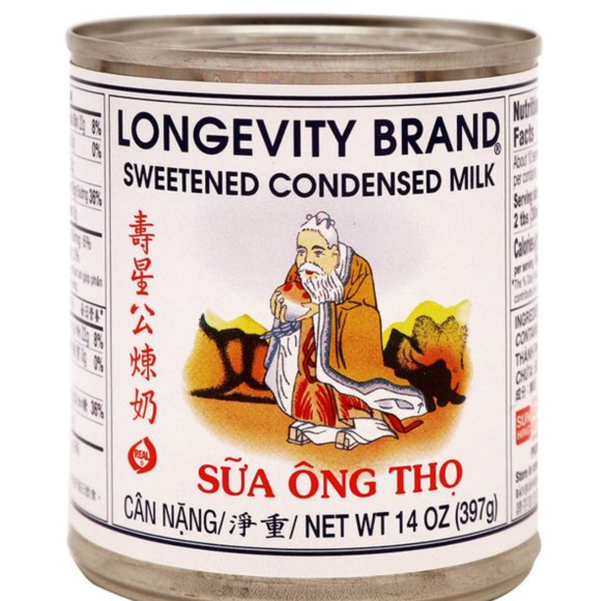 Longevity Sweetened Condensed Milk, Sliver, 14-oz – Trendoli