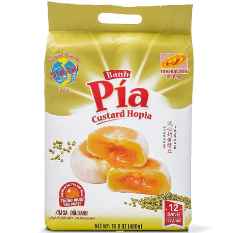 Tan Hue Vien Custard Hopia Cake Lava Mung Bean 12 packs - 576g – Trendoli