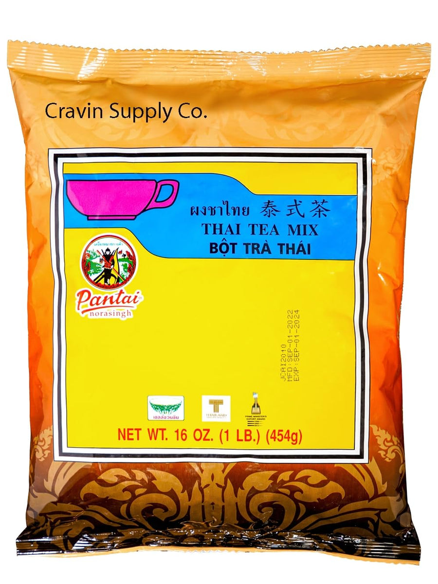 Thai Tea Mix (Pantai) 16 oz (1lb.) Thai Iced Tea Traditional Restauran ...